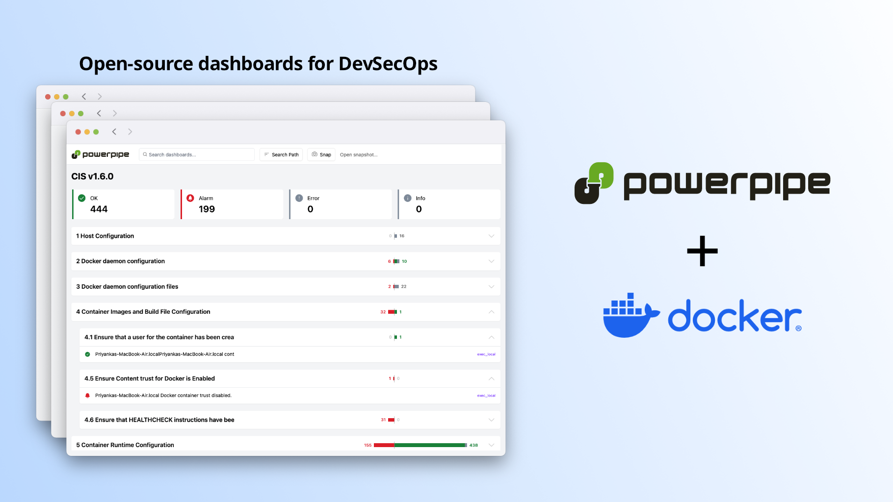 Docker Container Host Devices Exposed Query Docker Compliance Mod